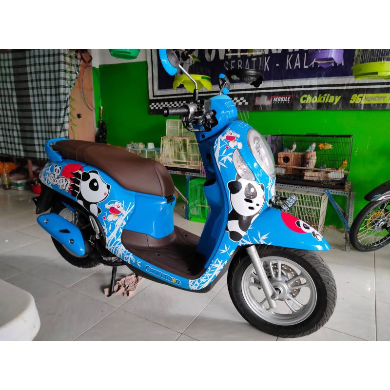 Jual Decal Scoppy motif panda/Doraemon/hellokity fullbody desain bebas ...
