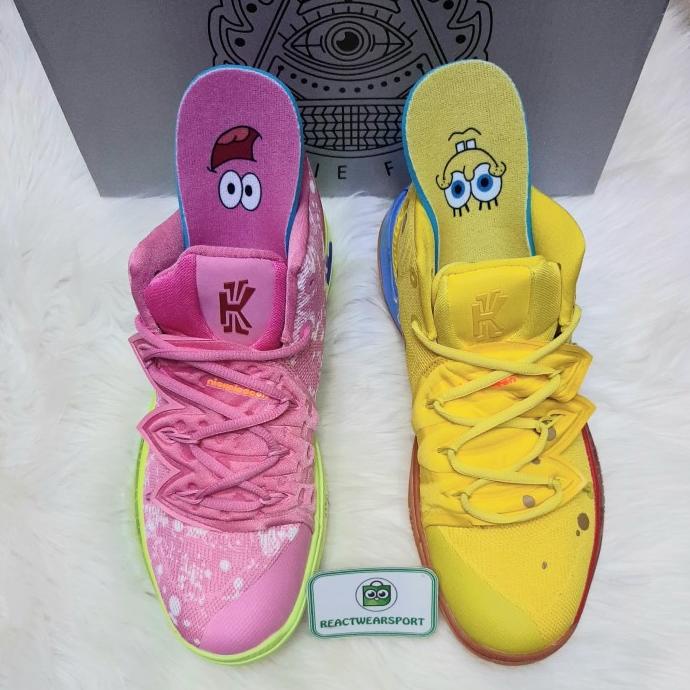 Jual SPONGEBOB & PATRICK STAR-2 SQUAREPANTS x NIKE KYRIE 5 " WHAT THE ...