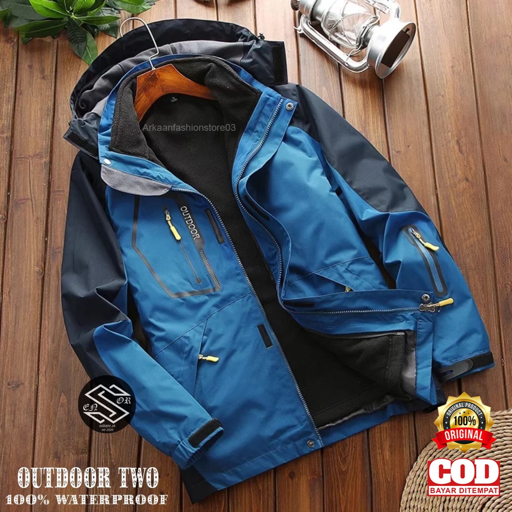 Jual AKN - Jaket Hoodie Outdor Gunung Pria Anti Air / Jaket Hoodie ...