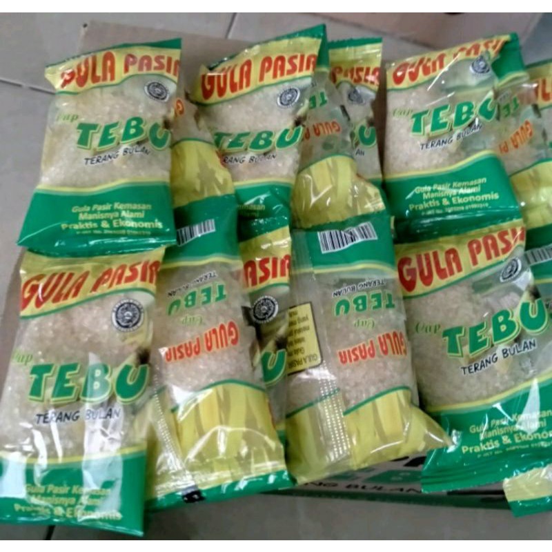 Jual 1 Renceng Isi 10 Sachet Gula Kristal Putih Sari Tebu Murni Pilihan ...