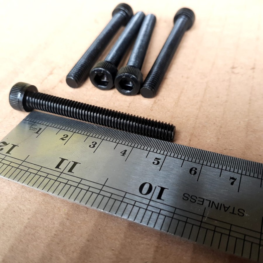 Jual BAUT L BAJA M6 X 50 / BAUT M6 / BAUT 10 KUNCI L5 / L 5 FULL DRAT ...