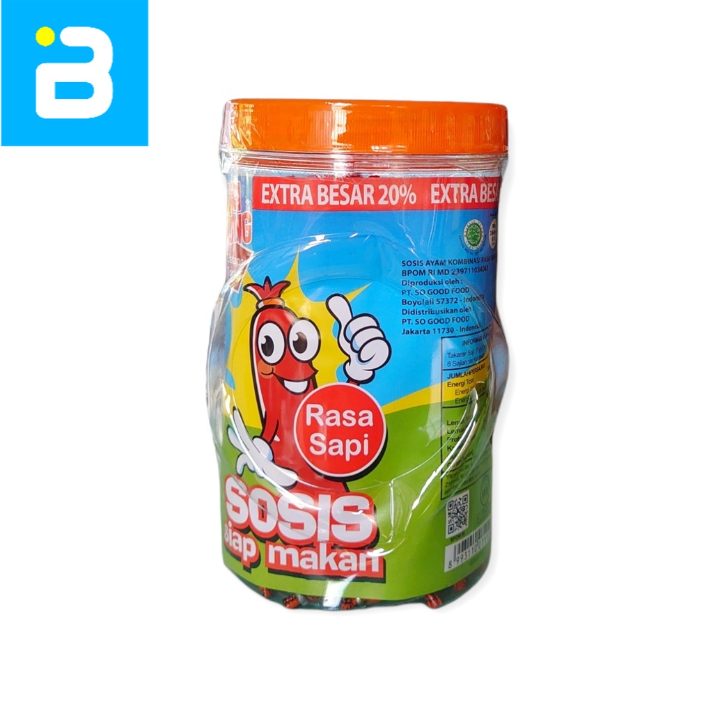 Jual So Nice Sosis Rasa Sapi 25x21G | Shopee Indonesia