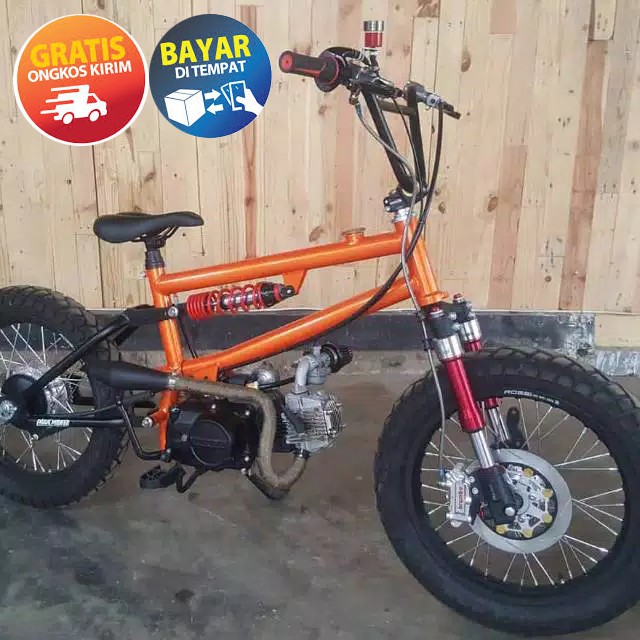 Jual [COD] Frame Rangka Monoshock Motor BMX Cub | Shopee Indonesia