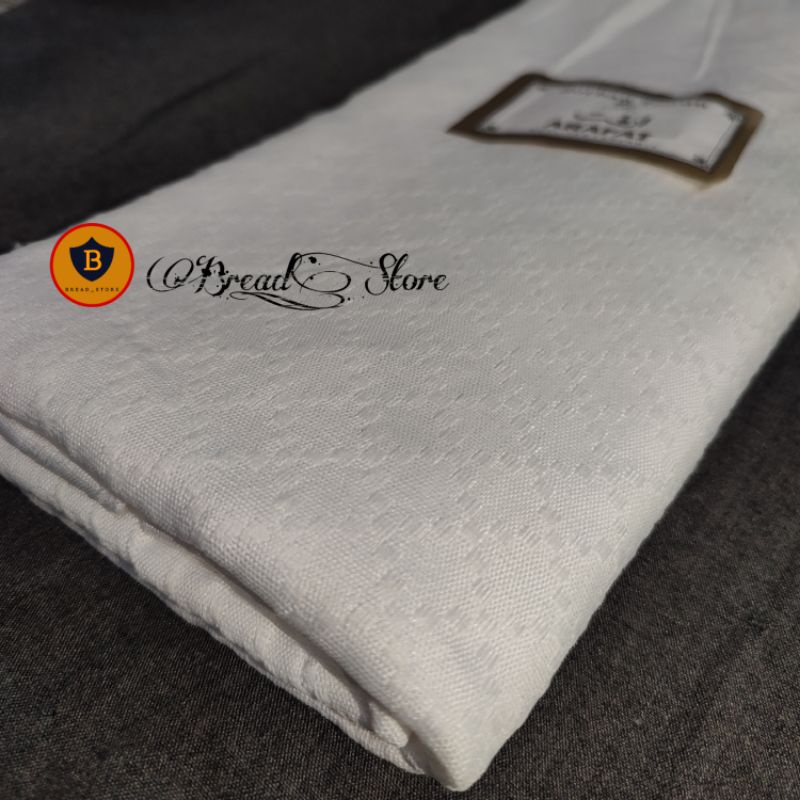 Jual Sorban Putih Polos Lembut Harga Grosir - Kain sorban Putih Pria ...