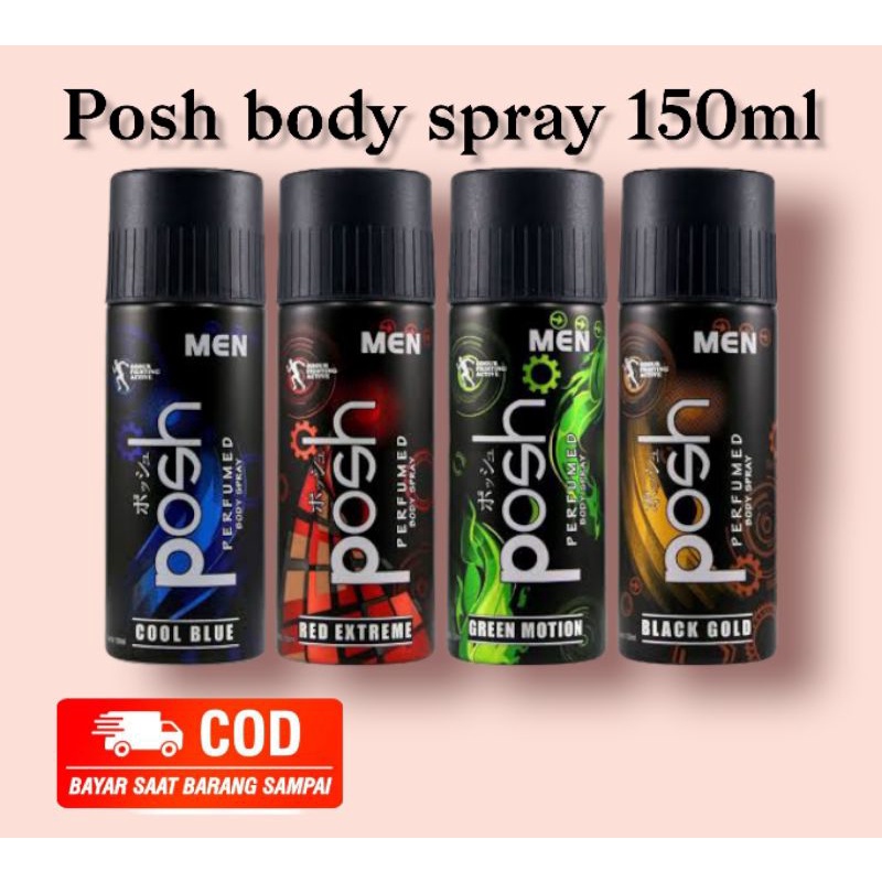 Jual Posh body spray 150ml | Shopee Indonesia