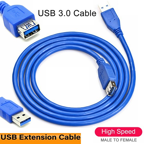 Jual Kabel USB 3.0 @1.5M Ekstension Cable Perpanjangan USB Male ke ...