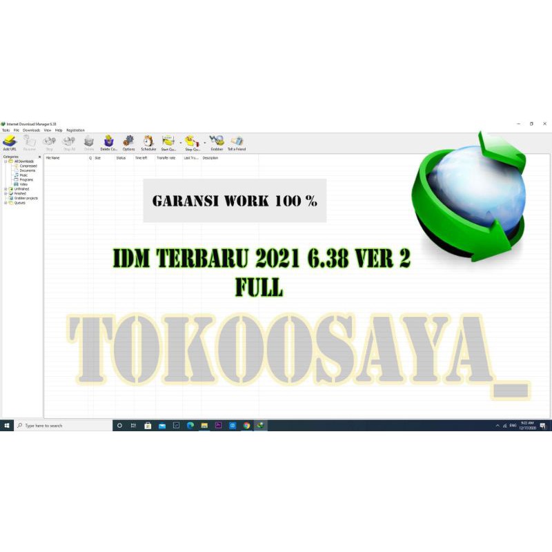 Jual IDM internet download manager terbaru 2021 full version siap pakai ...