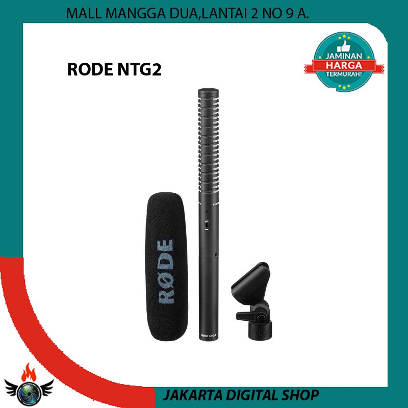 Jual RODE NTG2 Shotgun powered Microphone, Mic Camera / DSLR ...