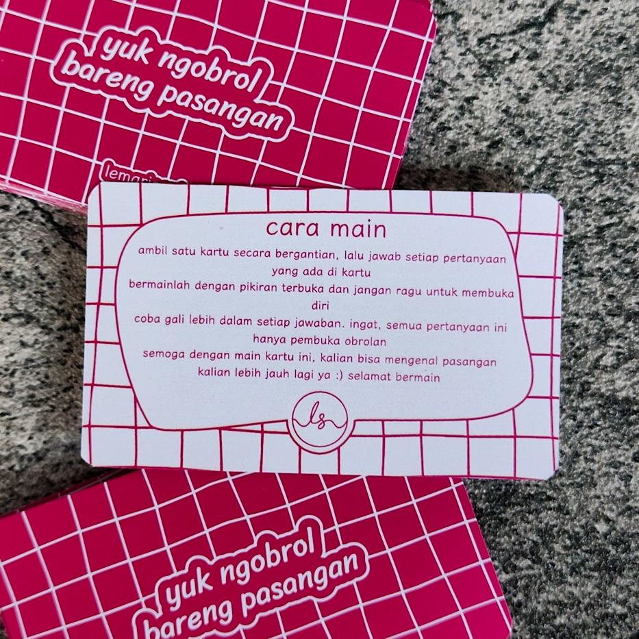 Jual ' Lemari Senja - Kartu Permainan - Yuk Ngobrol bareng pasangan ...