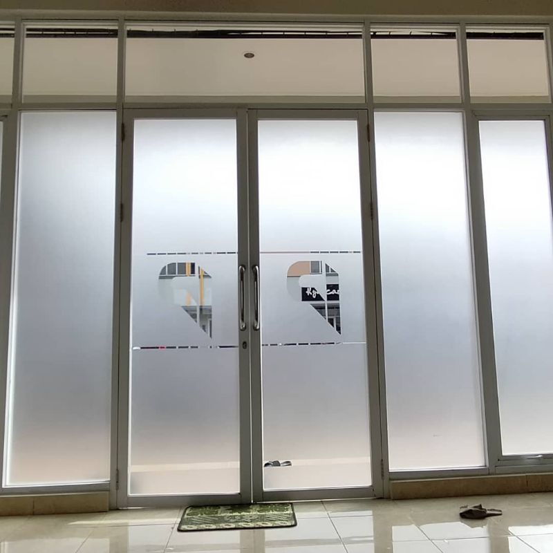 Jual STICKER KACA SANDBLAST POLOS/STICKER KACA POLOS BURAM | Shopee ...