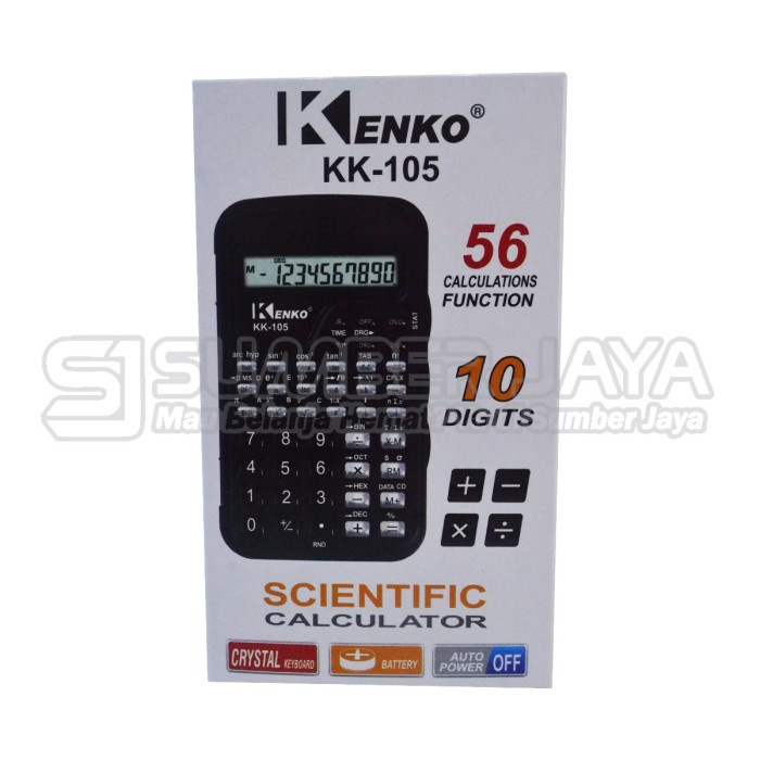 Jual KALKULATOR KENKO KK-105 scientific calculator kenko kk 105 ...