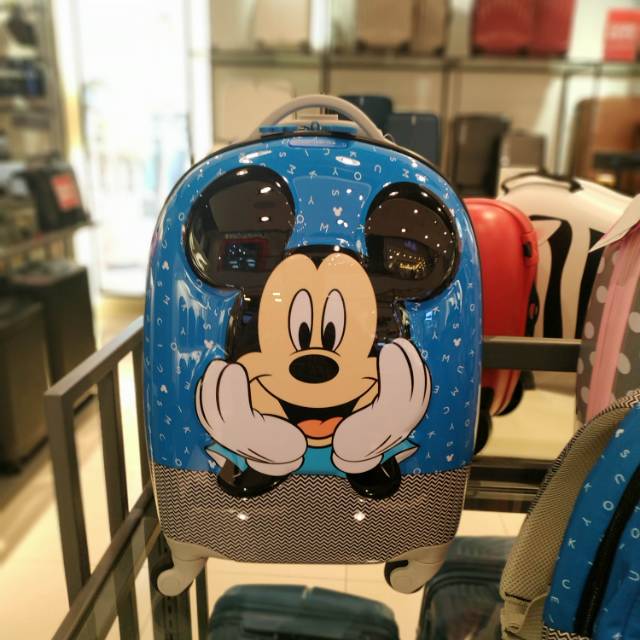 Jual Koper Samsonite seri Mickey Mouse Luggage Trolley Cabin Size ...