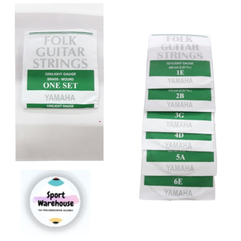 Jual Set Senar Gitar Kawat Yamaha (6pcs) | Shopee Indonesia