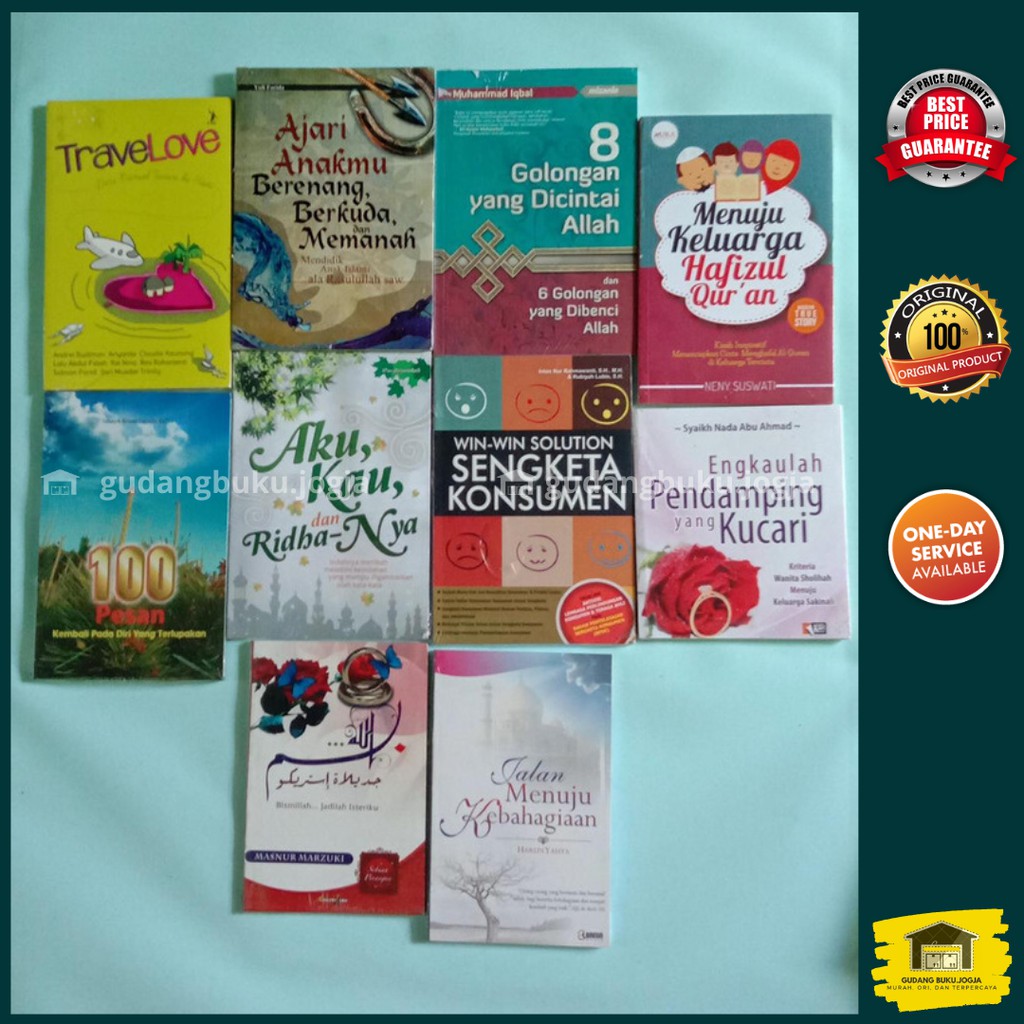 Jual PAKET 10 BUKU Travelove, Ajari Anakmu Berenang Berkuda dan Memanah ...