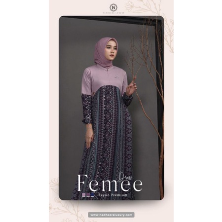 Jual Femee dress by Nadheera | Shopee Indonesia