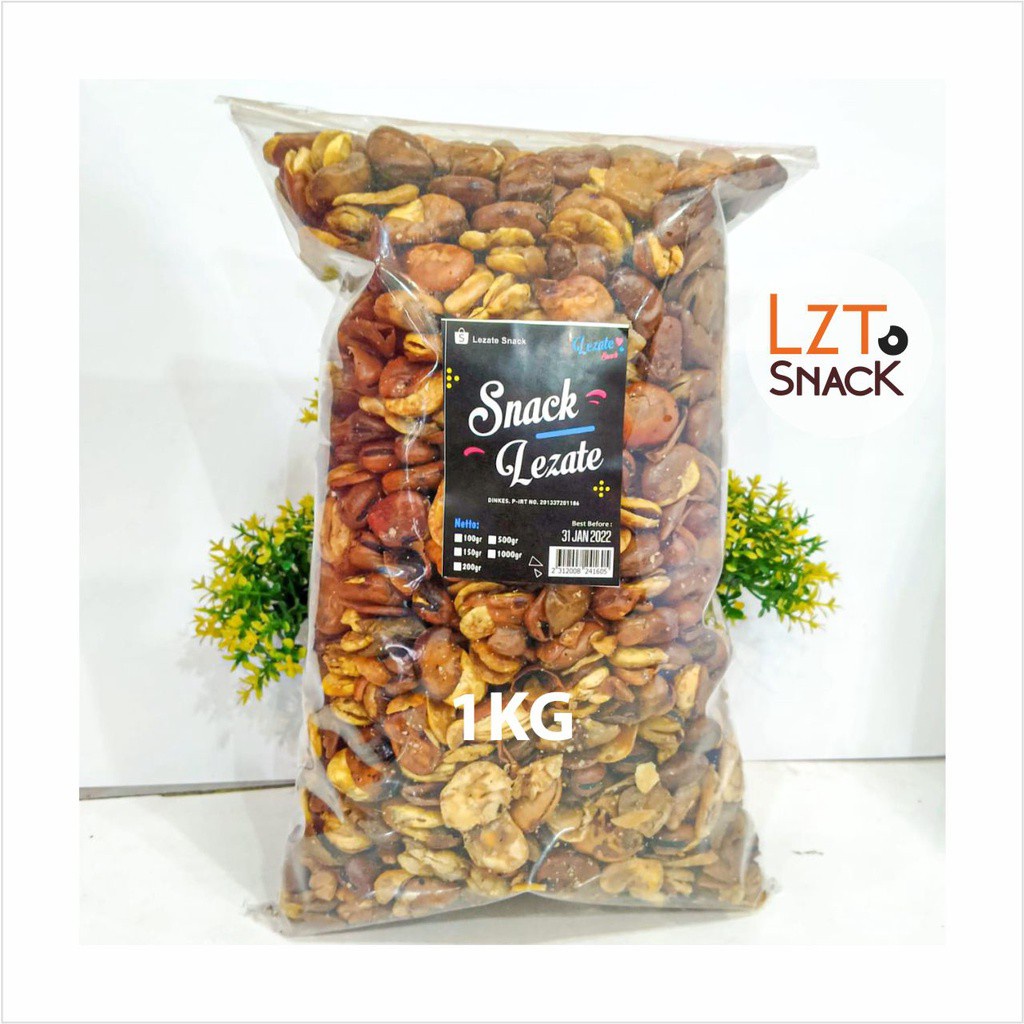 Jual Sedap Snack - Kacang Koro Kulit 1KG Gurih Asin Murah/ Kacang ...