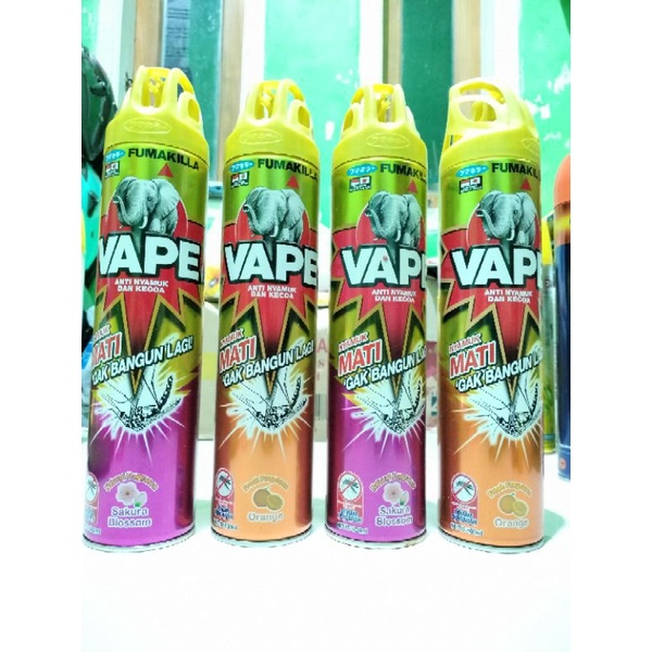 Jual VAPE ANTI NYAMUK DAN KECOA FUMAKILLA 0.185AE 600ML | Shopee Indonesia