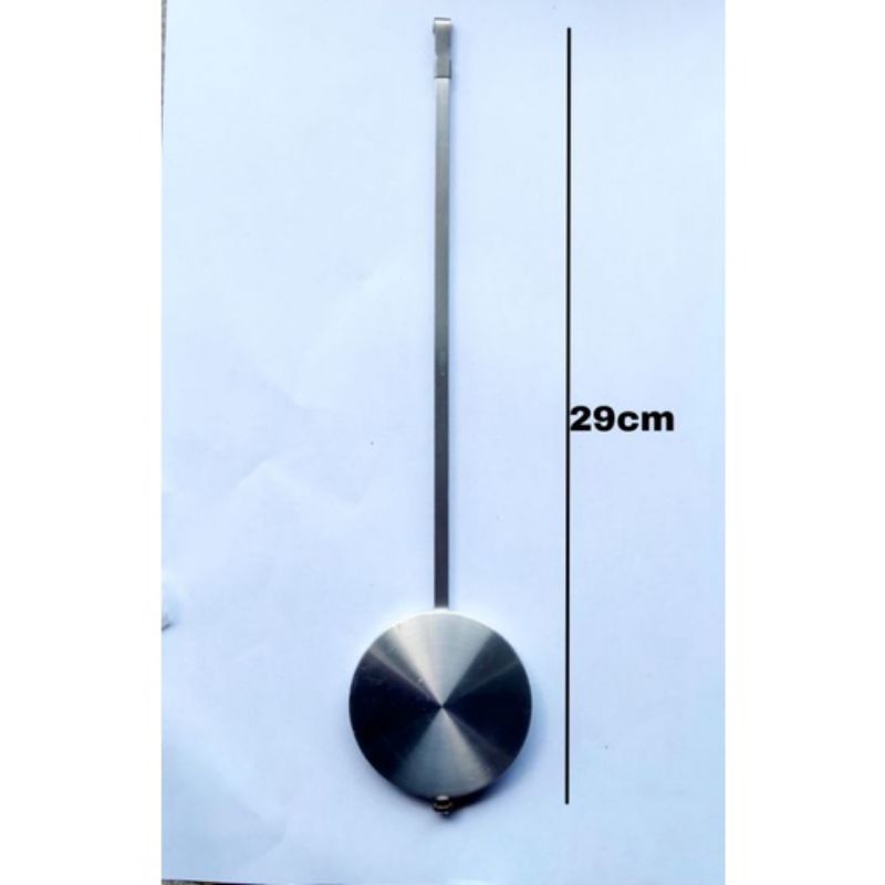Jual bandul pendulum goyang silver alumunium jam dinding musik 29 cm ...