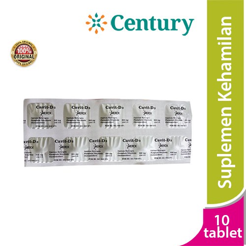 Jual Cavit-D3 10 Tablet/Suplemen kalsium dan vitamin D3/Suplemen tulang ...
