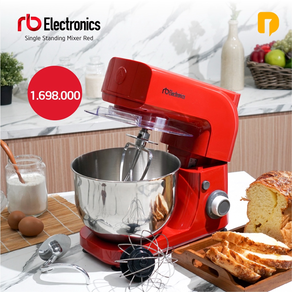 Jual stand mixer roti adonan kue donat RB Electronic Single Standing ...