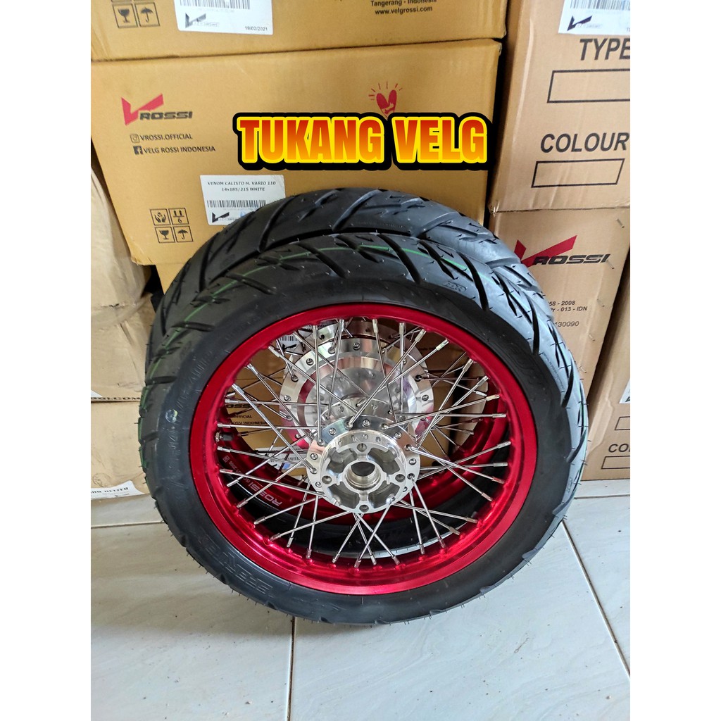 Jual Velg Jari-Jari Ring 14 Matic Beat,Vario,Scoopy,Genio,Spacy Set ...