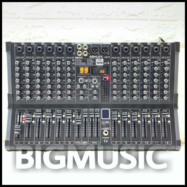 Jual Mixer Ashley Lm 12 Original 12 Channel Bluetooth - Usb Interface | Shopee Indonesia