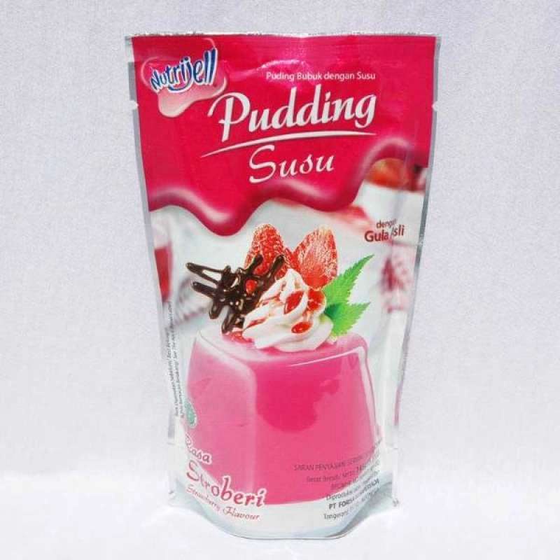 Jual NUTRIJELL PUDDING STRAWBERRY 145gr | Shopee Indonesia