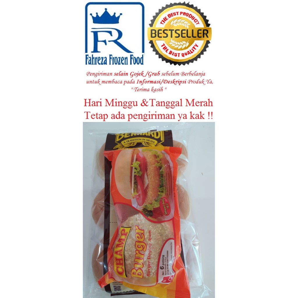 Jual Paket Roti Burger Besar Bernardi + Champ Burger 315 Gram Harga ... Jual Paket Roti Burger Besar Bernardi + Champ Burger 315 Gram Harga ...
