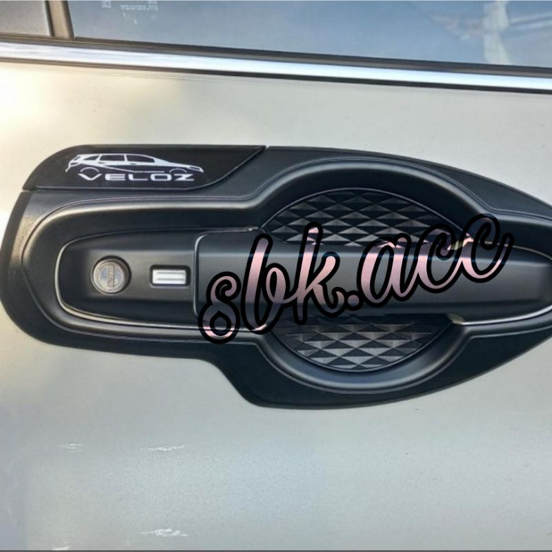 Jual Paket Outer All New Veloz 2021 2022 2023 2024 2025 dan Door Handle Cover Hitam | Shopee ...