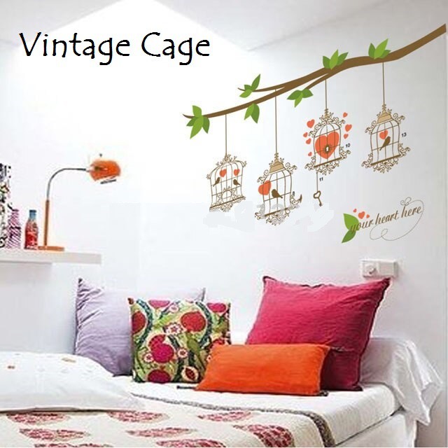 Jual Wall Sticker 60x90 Vintage Cage - Wallsticker Wallstiker Stiker ...