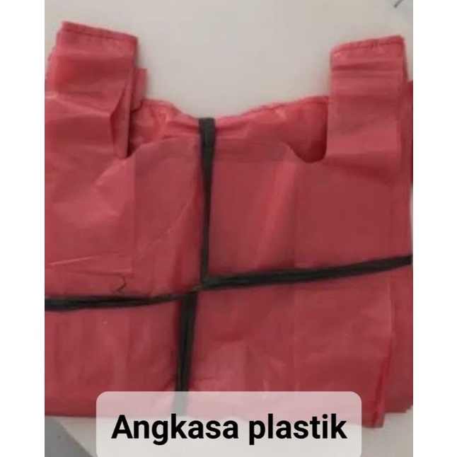 Jual Los pink merk kupu2 / kantong plastik pink ukuran 30x49cm tebal ...