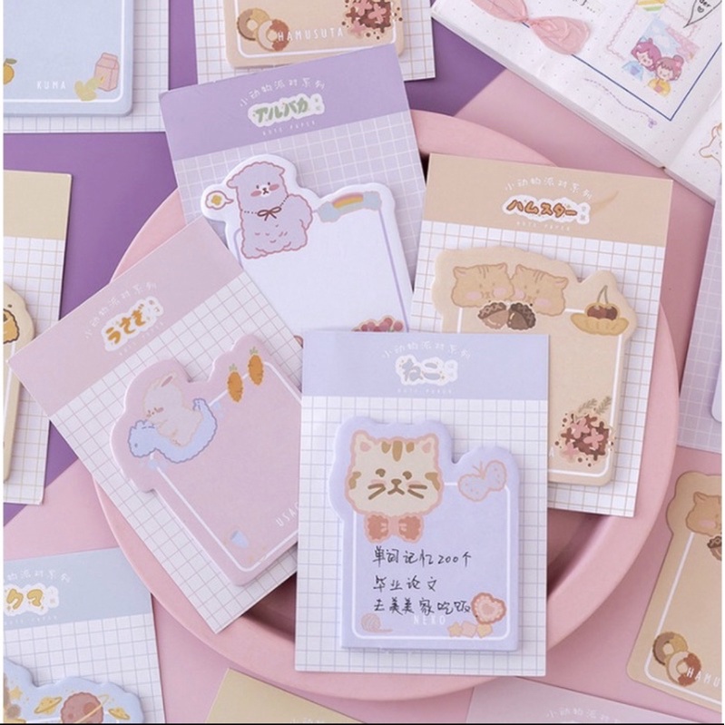 Jual Sticky Note Animasi Jepang | Memo Tempel Motes Lucu | Shopee Indonesia