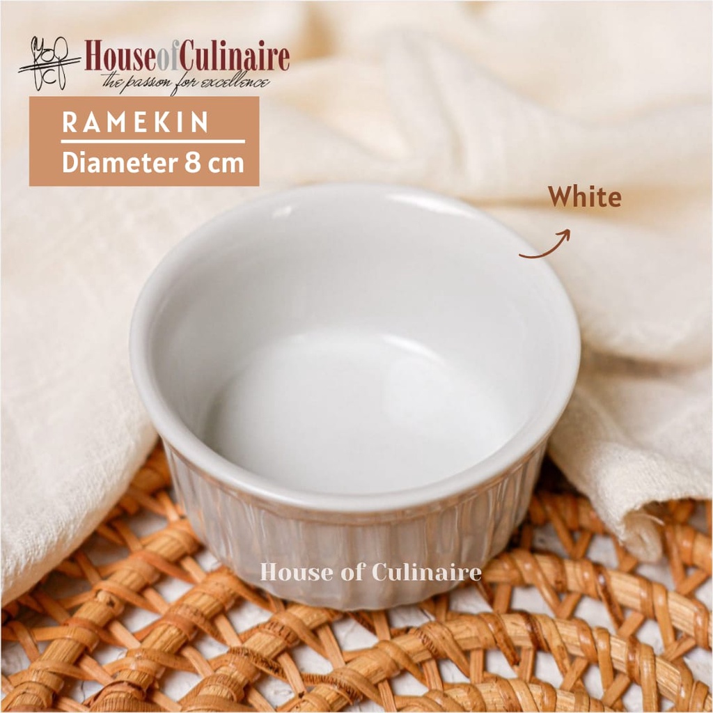 Jual Ramekin Bowl 8 cm Oven Safe Keramik Porselen Souffle Creme Brulee | Shopee Indonesia