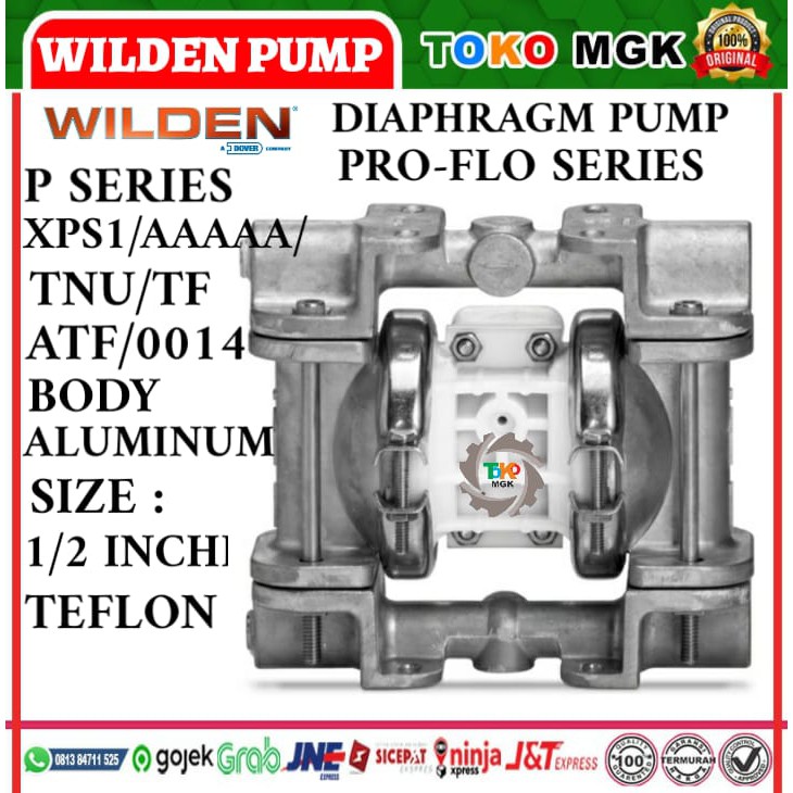 Jual WILDEN PUMP XPS1/AAAAA/TNU/TF/ATF 1/2" DIAPHRAGM PUMP ALUMINIUM | Shopee Indonesia