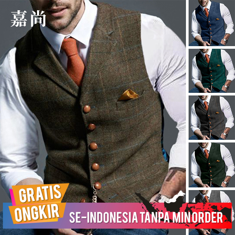 Jual Vest Formal - Rompi Setelan Dalaman Jas Pria Summer HOT Casual ...