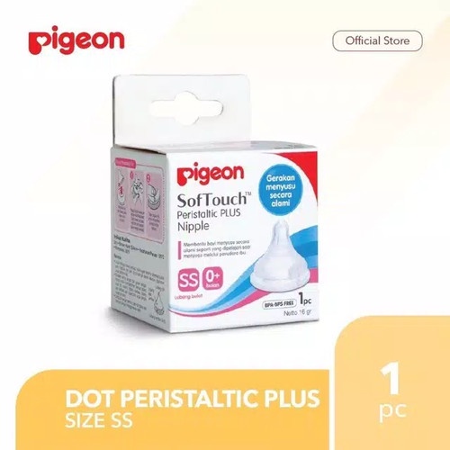 Jual Pigeon Nipple Peristaltic Plus Wide neck Isi 1 | Shopee Indonesia