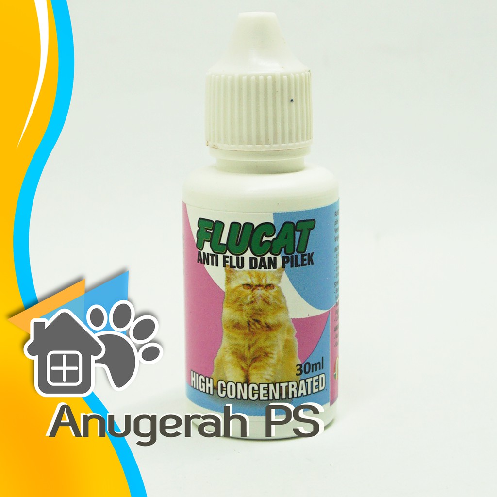 Jual Obat Kucing Batuk Pilek Flu Cat Flucat 30 ml | Shopee Indonesia