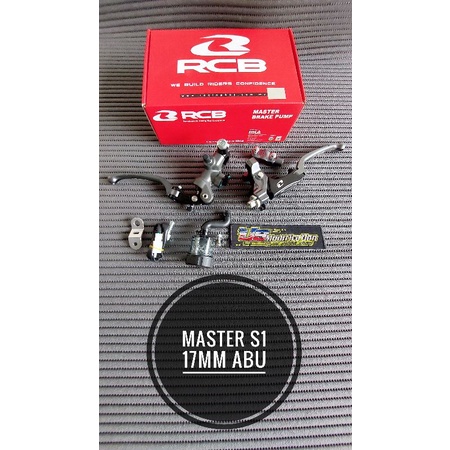 Jual master rem rcb s1 17mm abu vario beat mio r15 cbr aerox | Shopee ...
