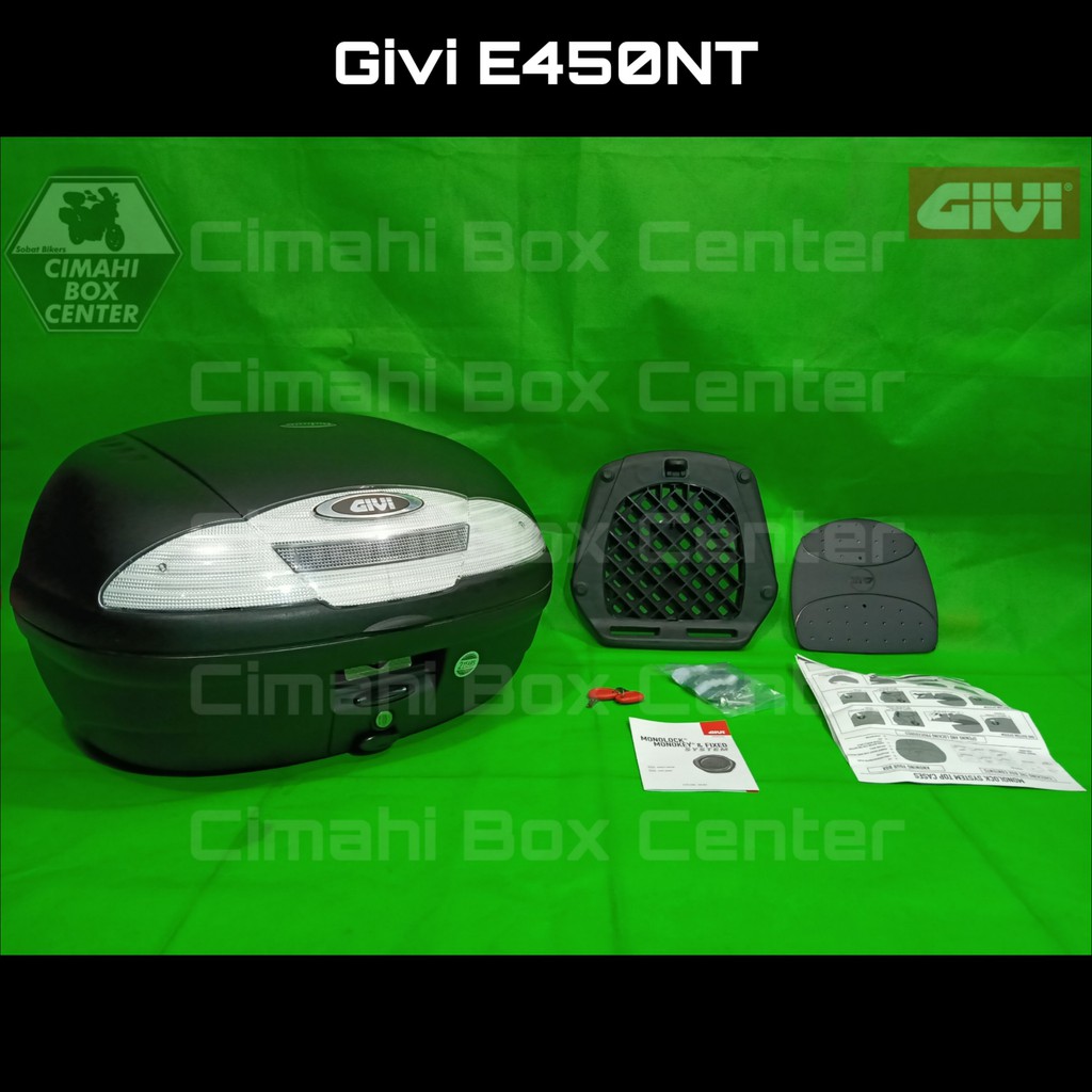 Jual Top Box GIVI E450NT Givi e45 E 45 mika putih Masuk 2 Helm Fullface ...