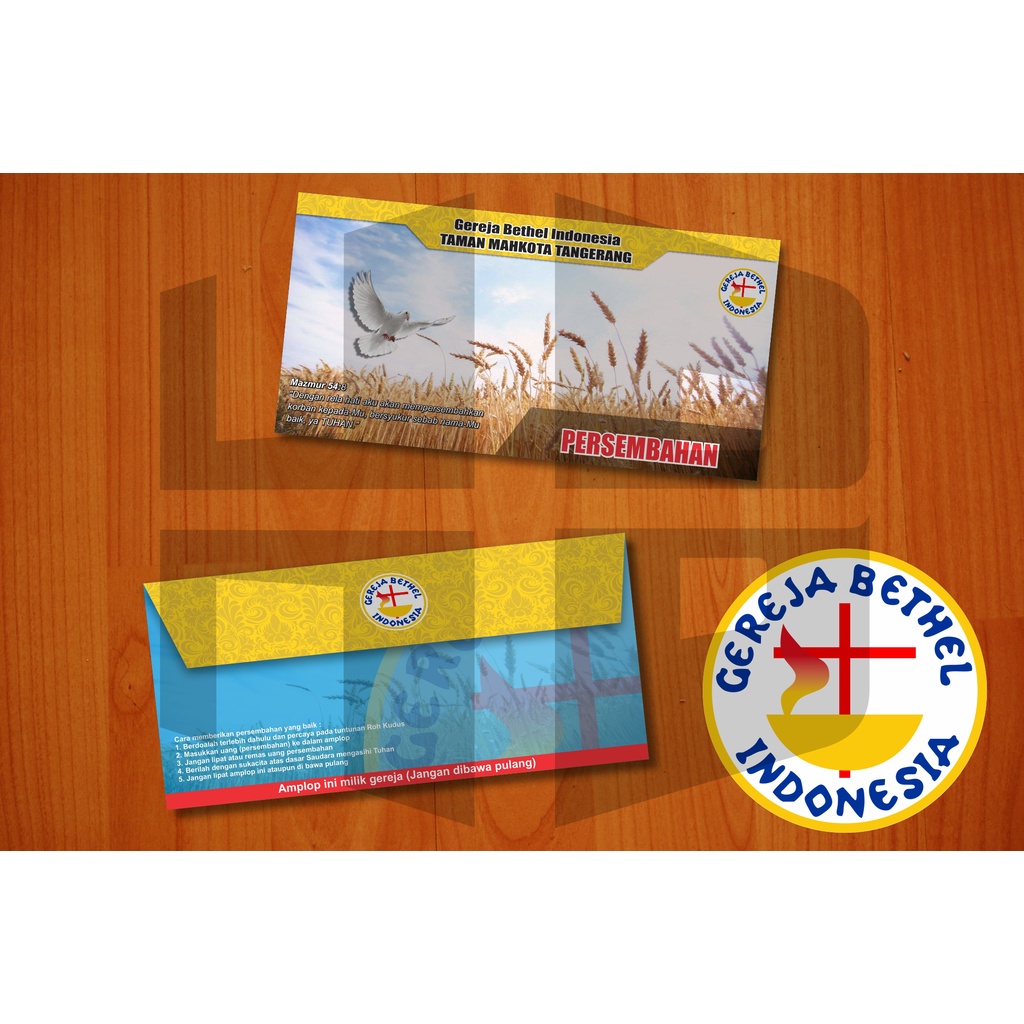 Jual Amplop Persembahan untuk GBI Jemaat Taman Mahkota Tangerang ...