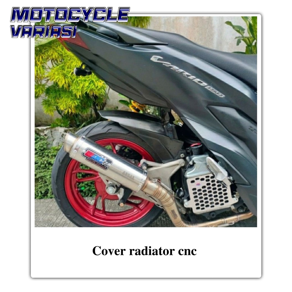 Jual Cover radiator cnc honda adv pcx vario 150 model sarang hrc ...