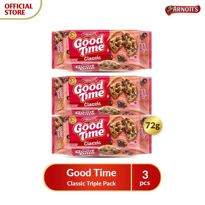 Jual Good Time Cookies Classic 3 x 72 gr | Shopee Indonesia