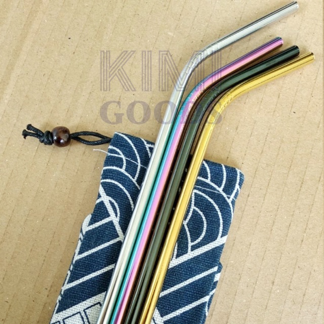 Jual Stainless Straw (set standart) | Shopee Indonesia