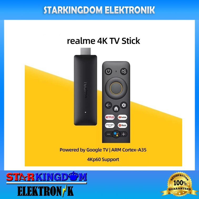 Jual Realme TV Stick 4K Google Android Smart TV Box Ultra HD Quad Core ...