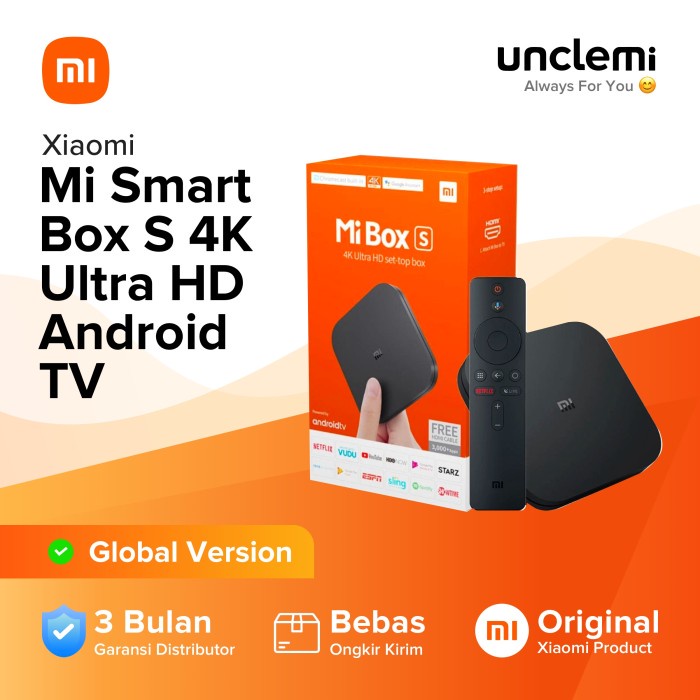 Jual Produk Terbaru Xiaomi Mi Box S 4K Ultra Hd Global Version Android ...