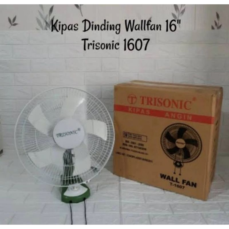Jual KIPAS ANGIN DINDING / WALL FAN TRISONIC 16 INCH MURAH | Shopee ...