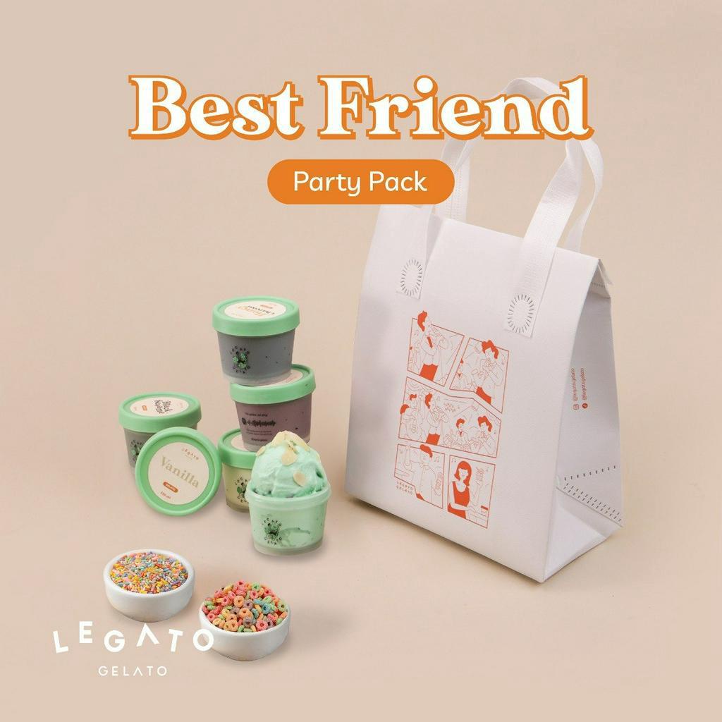Jual LEGATO GELATO - Best Friend Party Pack Cup 100 mL Ice Cream Gelato ...