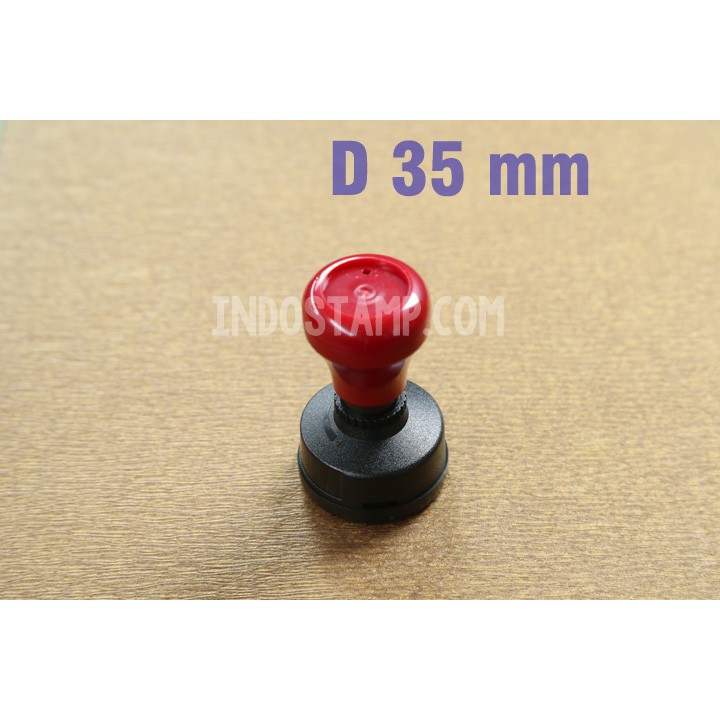 Jual gagang stempel D35 diameter 35mm 3CM automatic flash stamp handle ...