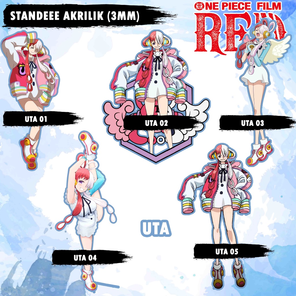 Jual Standee Akrilik One piece red / Standee Akrilik One pice / One ...