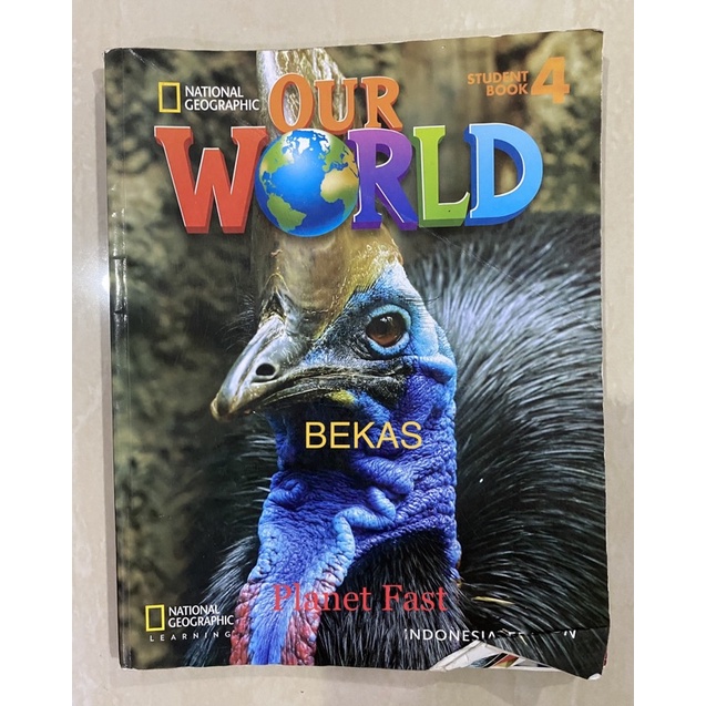 Jual OUR WORLD STUDENT BOOK Level 4 National Geographic Learning (BEKAS ...
